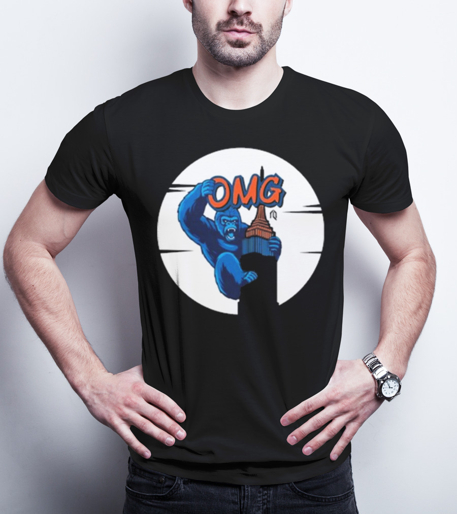 OMG King Kong Empire Tower Iconic Reference T-Shirt