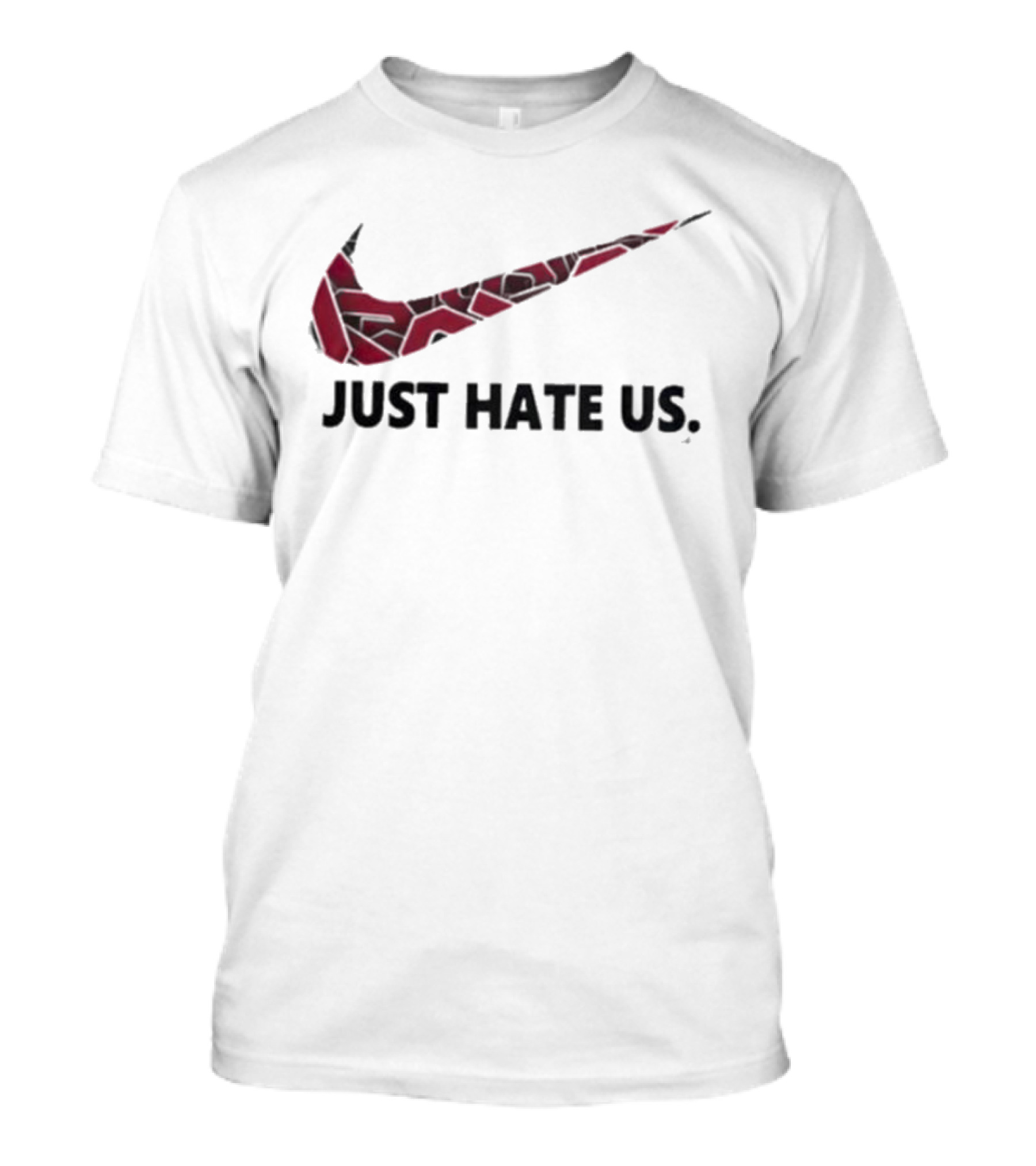 Oklahoma Sooners NCAA Just Hate Us Swoosh T-Shirt