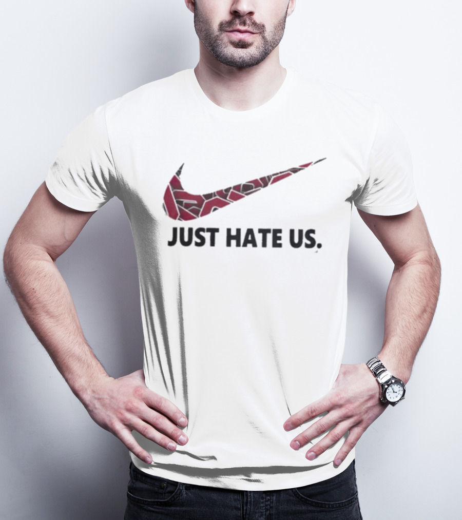 Oklahoma Sooners NCAA Just Hate Us Swoosh T-Shirt