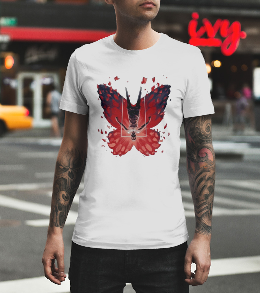 Silent Hill 2 Coicted Form Red Butterfly T-Shirt