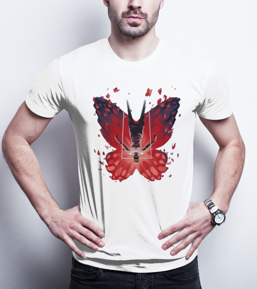 Silent Hill 2 Coicted Form Red Butterfly T-Shirt