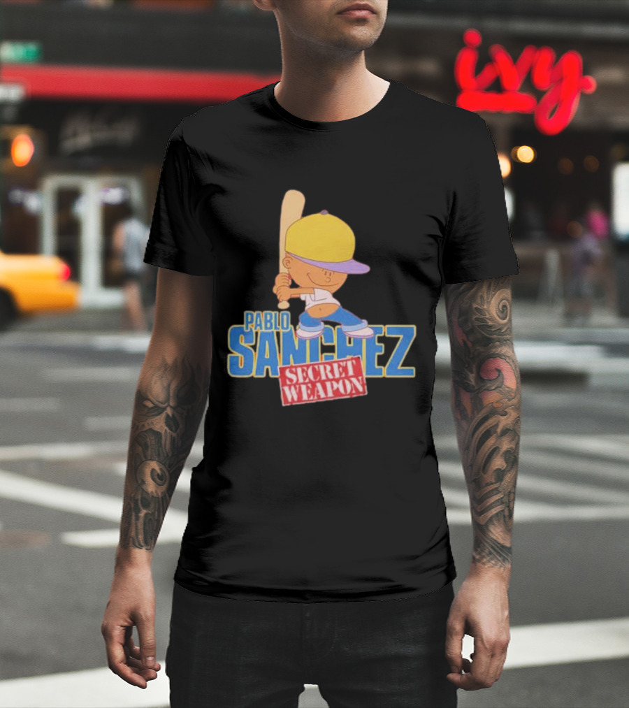 Pablo Sanchez Secret Weapon Backyard Baseball T-Shirt