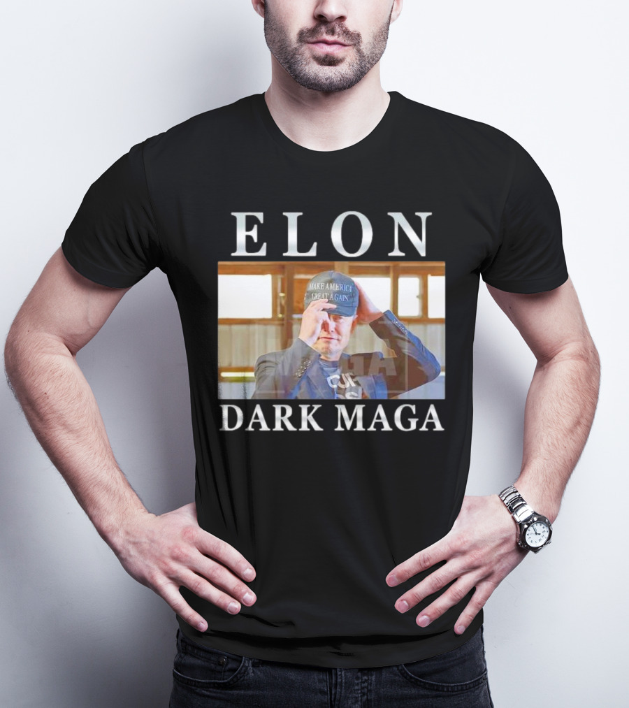 ELON DARK MAGA MAKE AMERICA GREAT AGAIN HAT T-Shirt