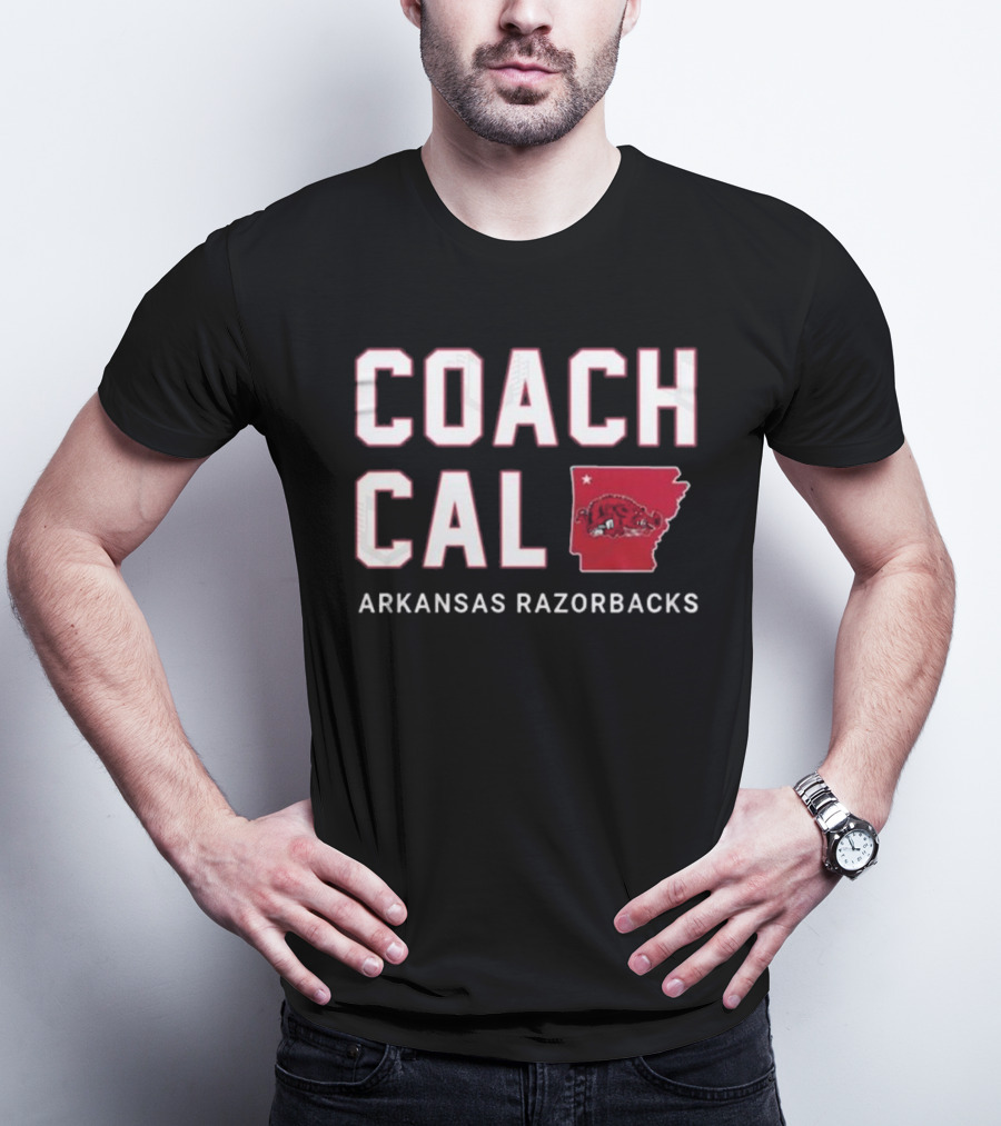 Coach Cal Arkansas Razorbacks Basketball T-Shirt