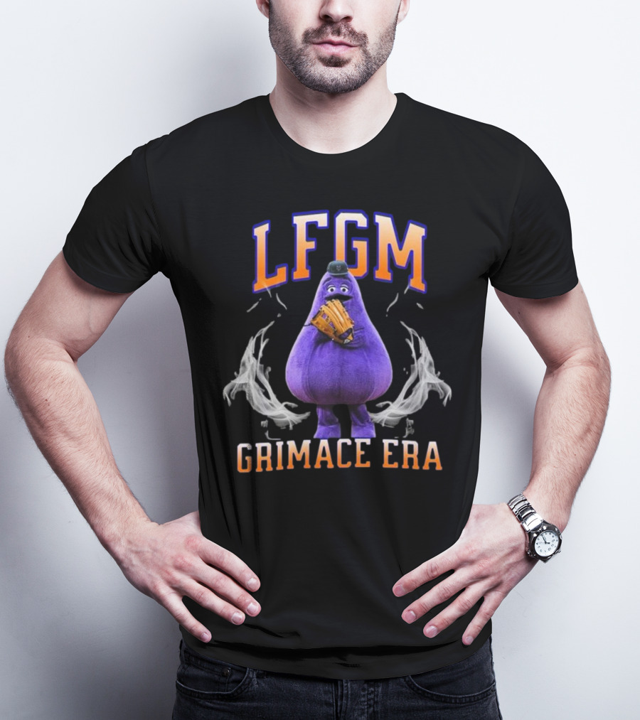 LFGM New York Baseball Grimace Era T-Shirt
