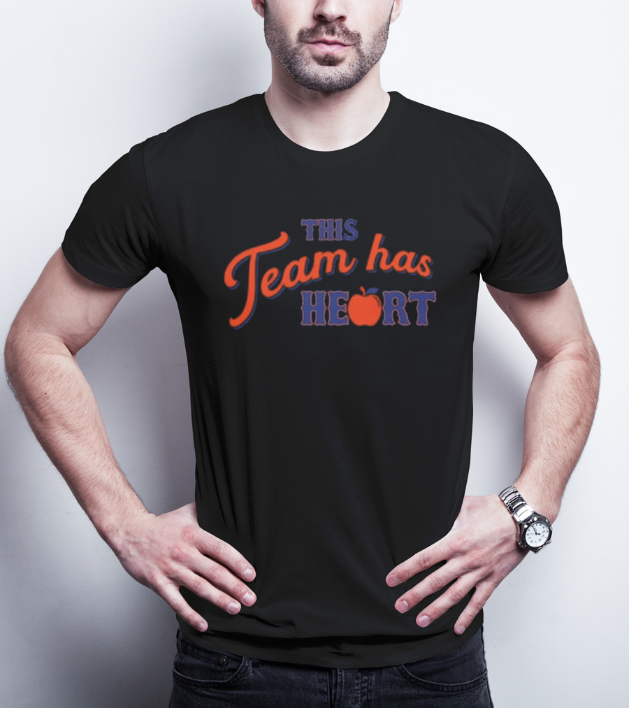New York Mets This Team Has Heart Big Apple T-Shirt