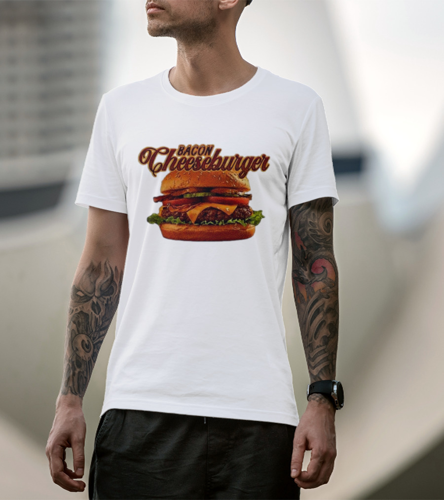 Bacon Cheeseburger Classic Stack T-Shirt