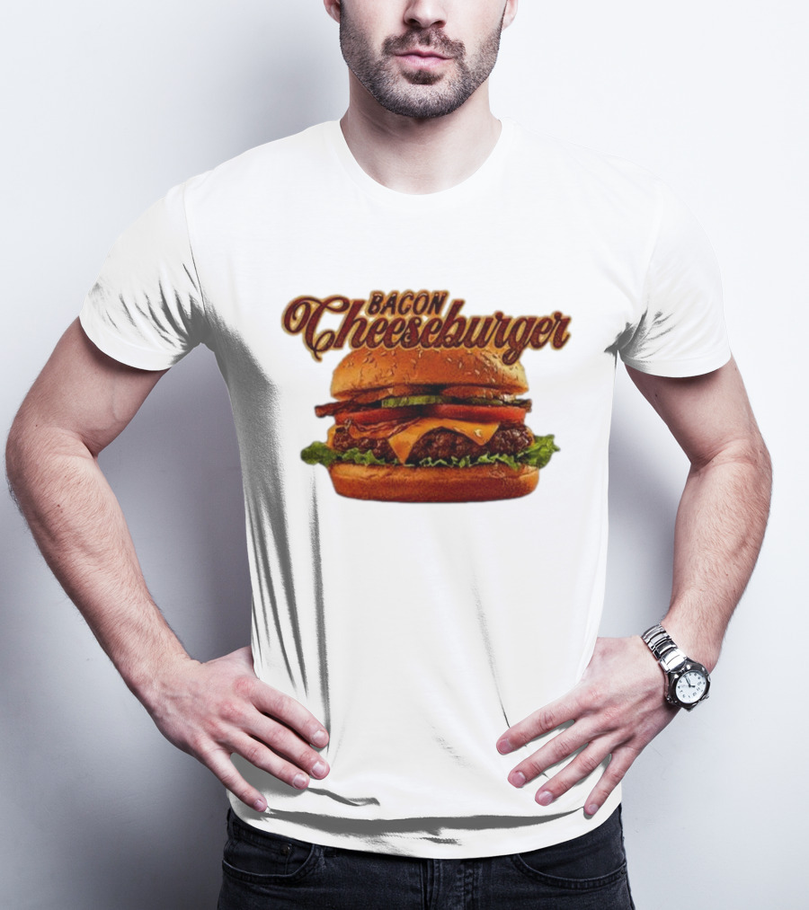 Bacon Cheeseburger Classic Stack T-Shirt