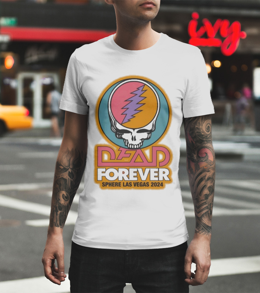 Dead And Company Dead Forever Skull Sphere Las Vegas T-Shirt