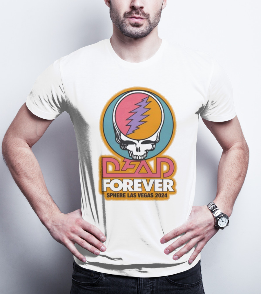 Dead And Company Dead Forever Skull Sphere Las Vegas T-Shirt