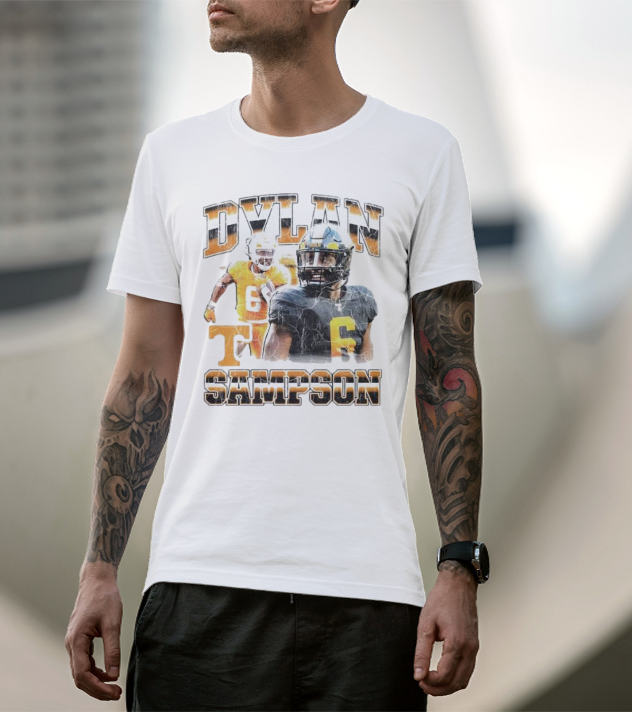 Dylan Sampson Tennessee Volunteers Football Retro 90s T-Shirt