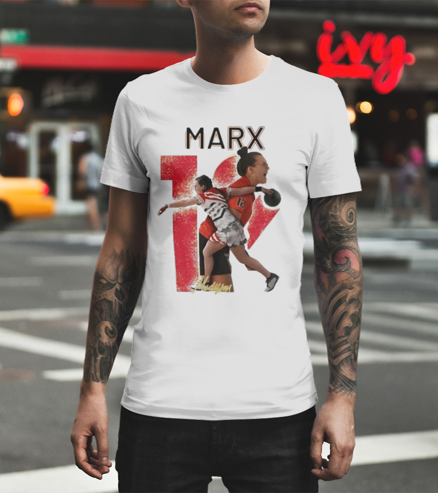Marx Number 12 Madyson Signature Bowling Action T-Shirt