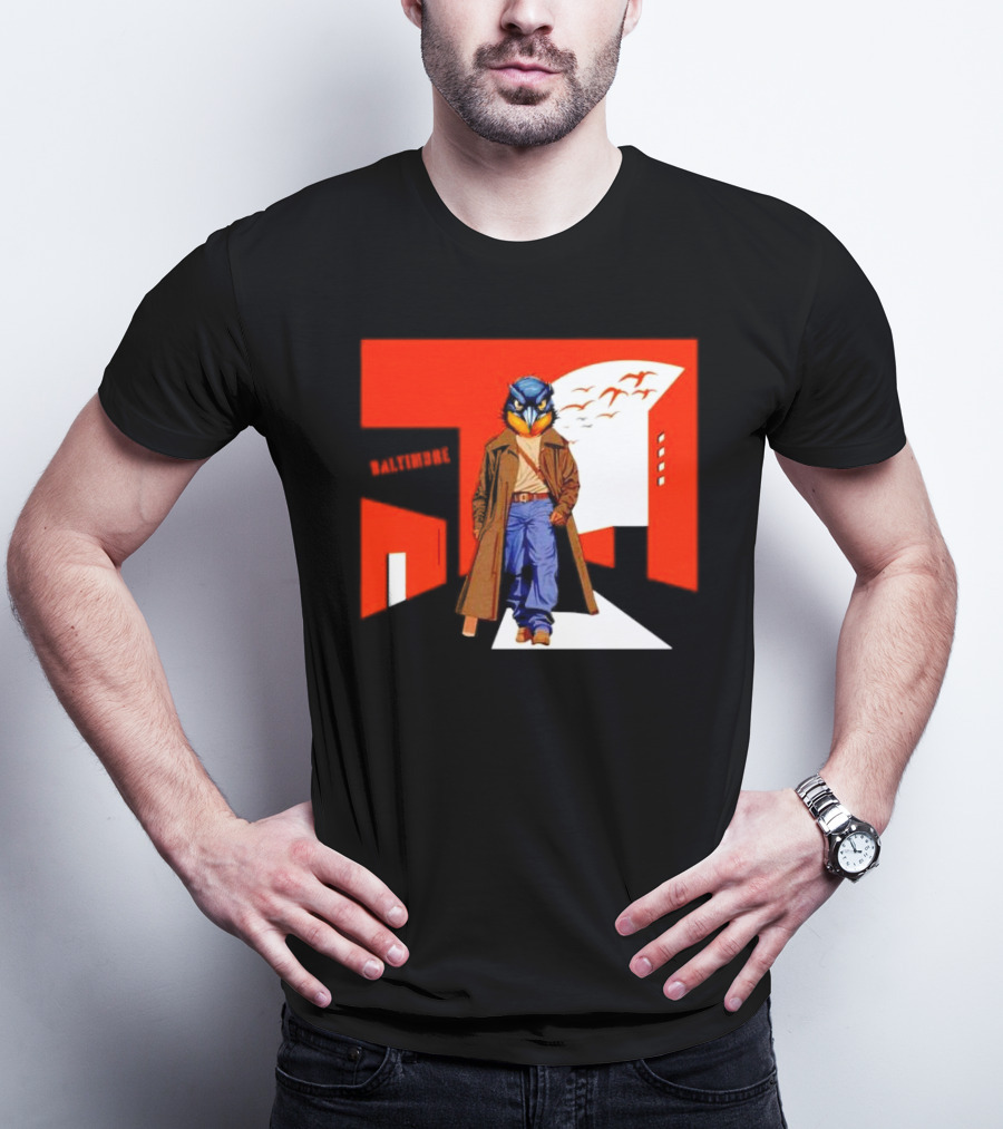 Baltimore Orioles The Wire Parody Owl T-Shirt