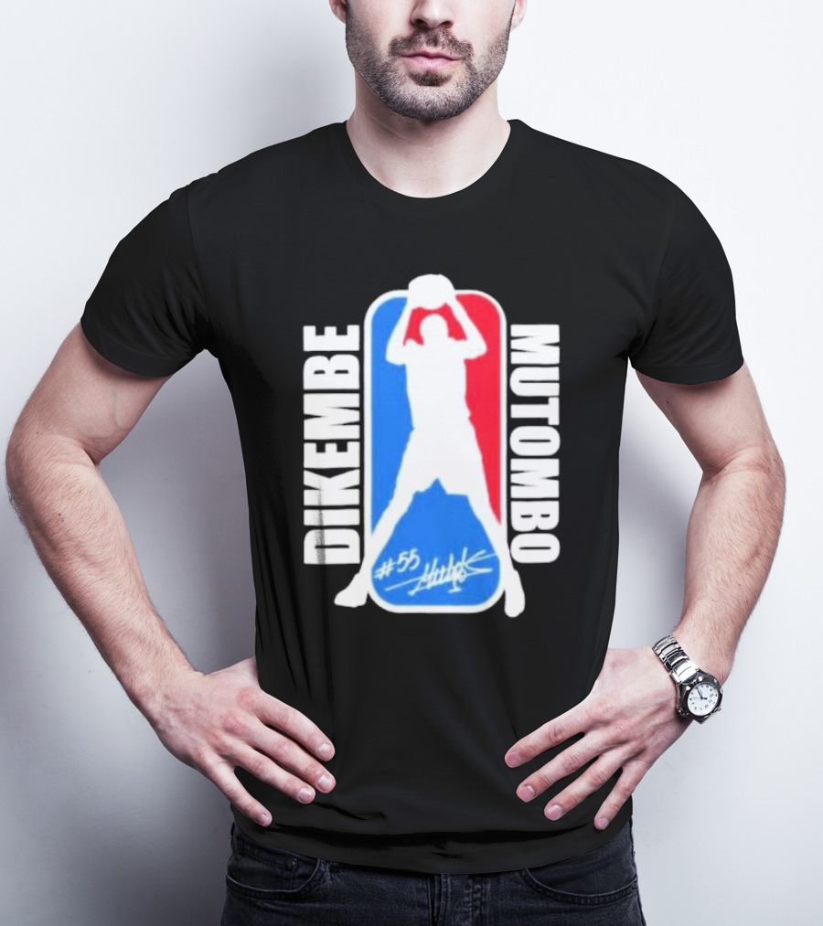 Dikembe Mutombo #55 Signature NBA T-Shirt