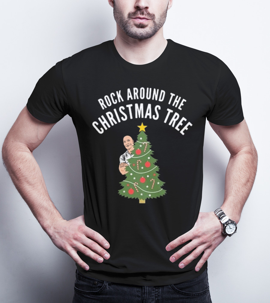 Rock Around The Christmas Tree Merry Christmas T-Shirt