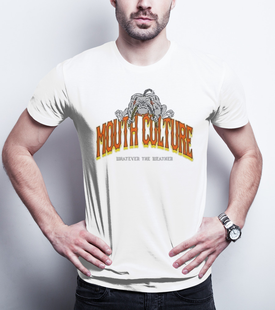 Mouth Culture Whatever The Weather Bulldog T-Shirt