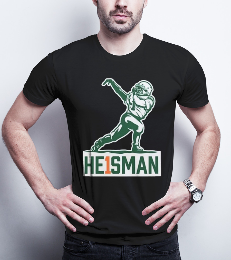 Cam HE1SMAN Football Heisman Pose T-Shirt