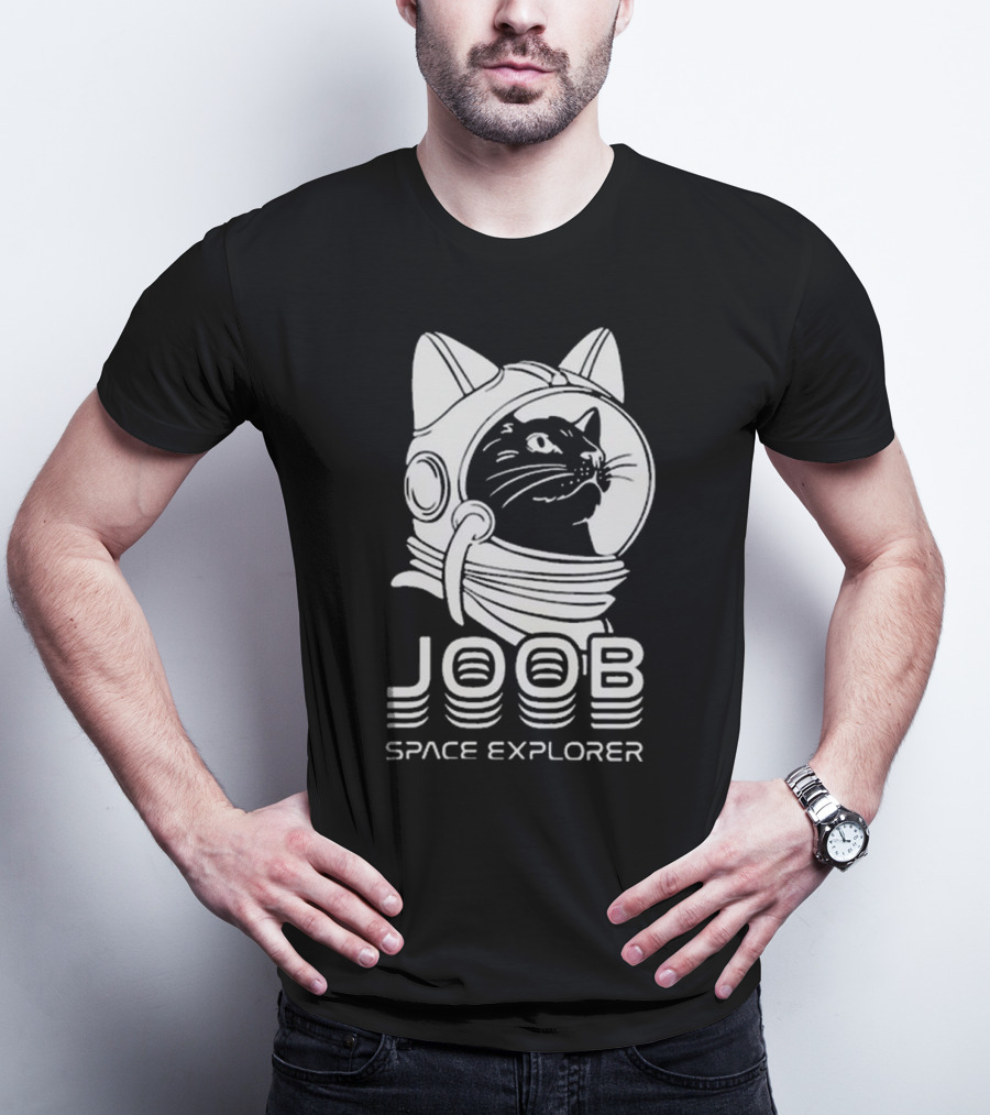 Evan And Katelyn Joob Cat Astronaut Space Explorer T-Shirt
