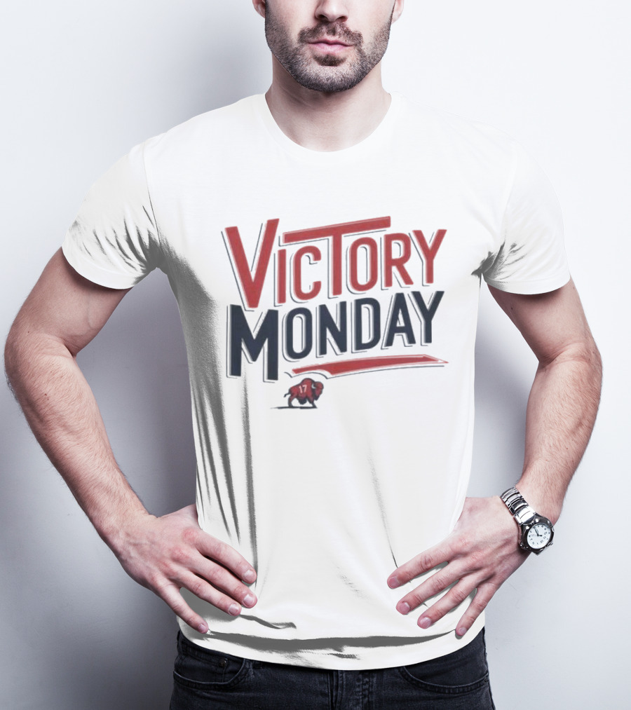 Victory Monday Buffalo Bills Josh Allen 17 Buffalo Football T-Shirt