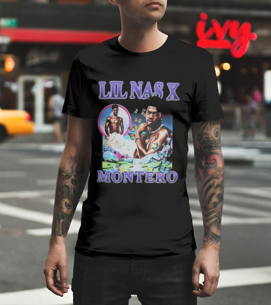 Lil Nas X Montero Butterflies Surreal T-Shirt