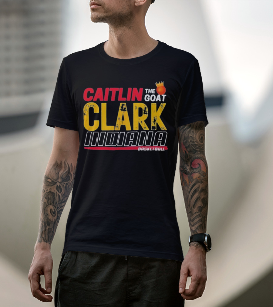 Caitlin Clark The Goat Indiana Basketball T-Shirt