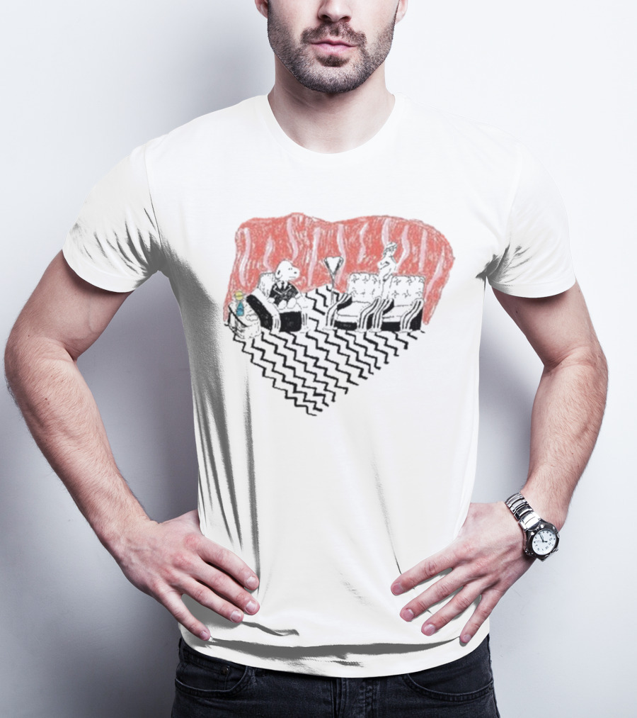 Sandw1tch Dale Snooper Twin Peaks Zigzag Room Scene T-Shirt