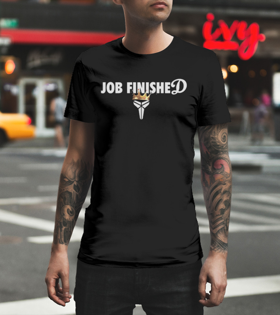 Job Finished Crowned Mamba Logo 8 In 24 T-Shirt