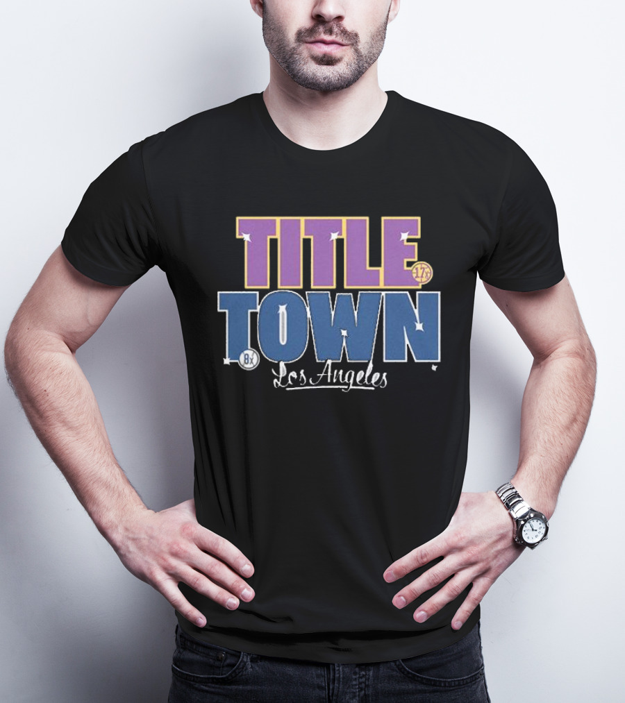 Los Angeles Dodgers 17x 8x Title Town T-Shirt