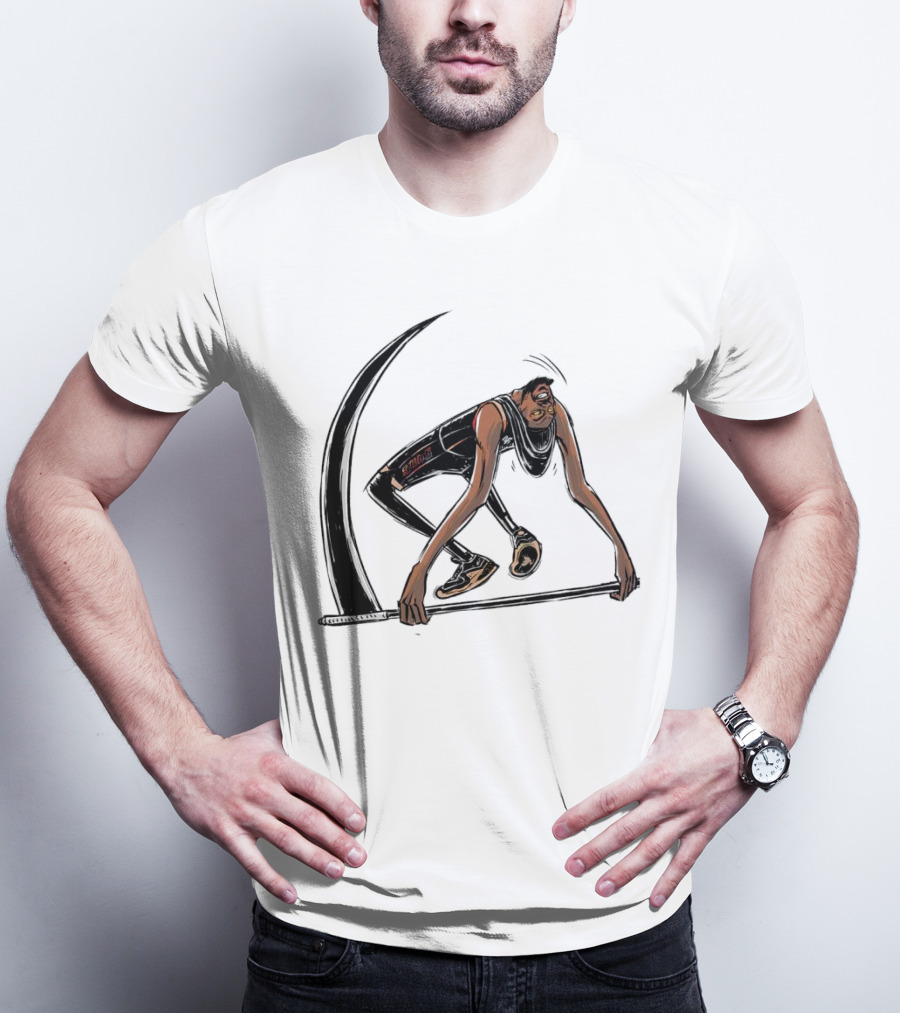 Kevin Durant Phoenix Suns Slim Reaper Cartoon Basketball Star T-Shirt