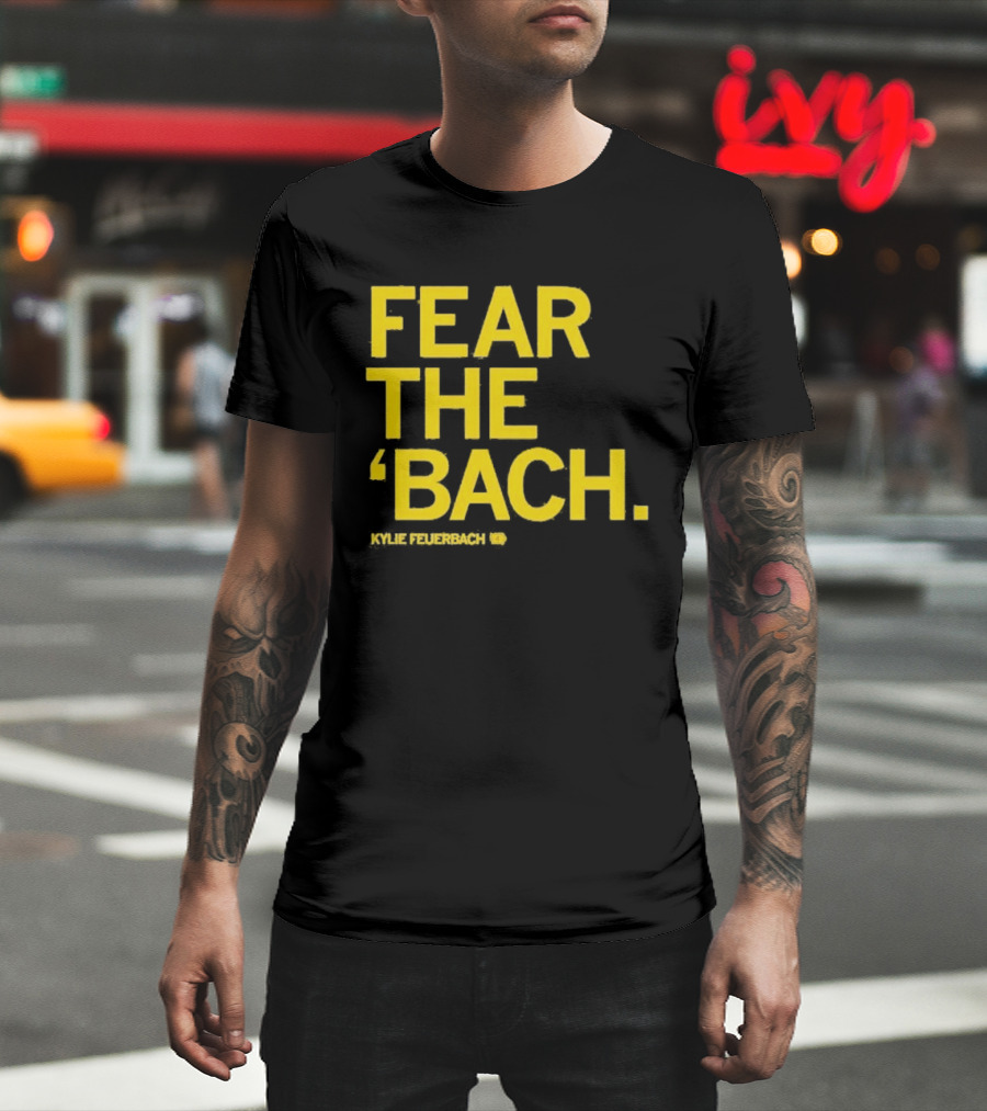 Fear The 'Bach Kylie Feuerbach Iowa Hawkeyes T-Shirt