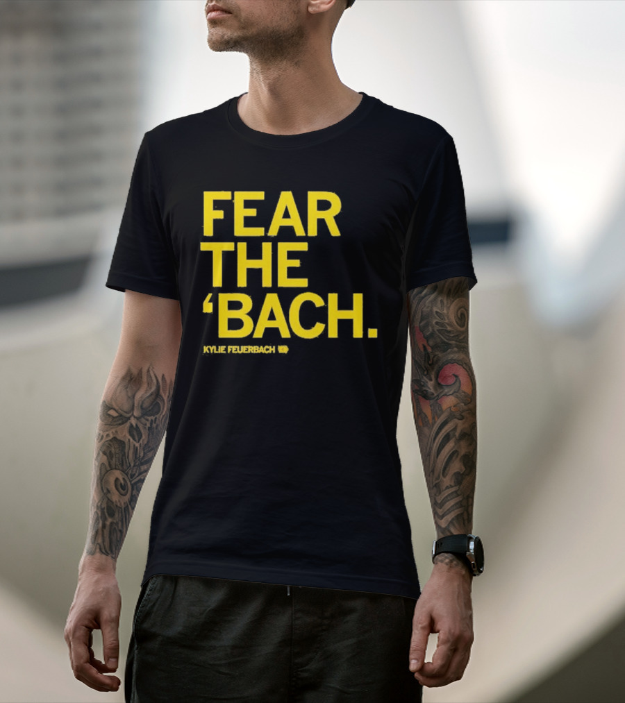 Fear The 'Bach Kylie Feuerbach Iowa Hawkeyes T-Shirt