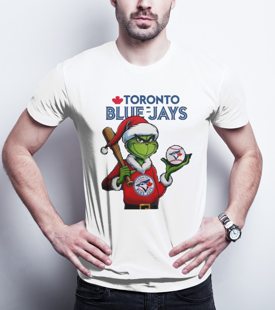 Toronto Blue Jays The Grinch Grinchmas Christmas T-Shirt
