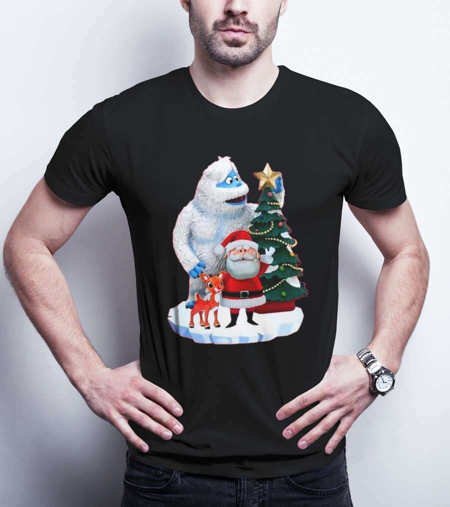 Bumble Rudolph Santa Christmas Tree Exclusive Rudolph The Red Nosed Reindeer T-Shirt