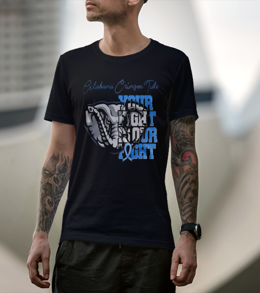 Alabama Crimson Tide Your Fight Is Our Fight Diabetes Awareness T-Shirt