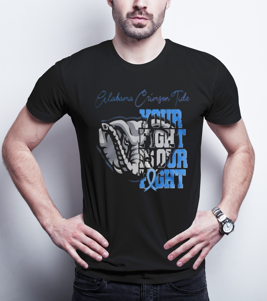 Alabama Crimson Tide Your Fight Is Our Fight Diabetes Awareness T-Shirt