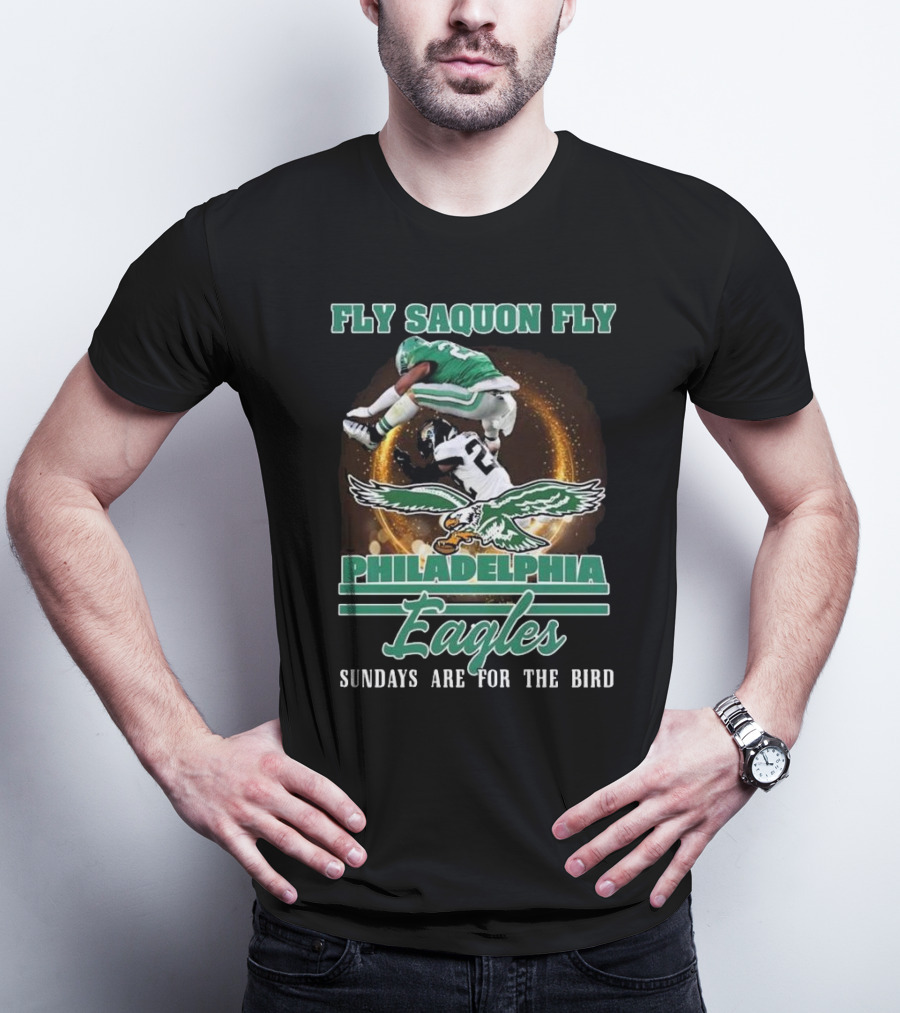 Fly Saquon Fly Philadelphia Eagles Sundays Are For The Bird T-Shirt