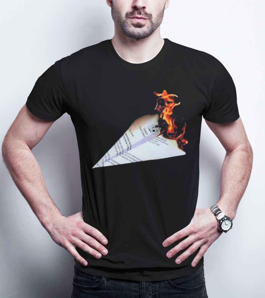 Lovejoy Band Burning Paper Plane Nuisance T-Shirt