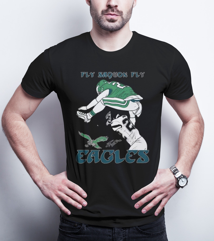 Fly Saquon Fly Eagles T-Shirt