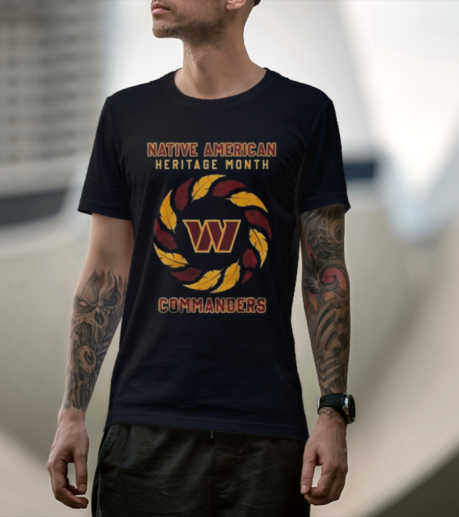Washington Commanders Native American Heritage Month T-Shirt