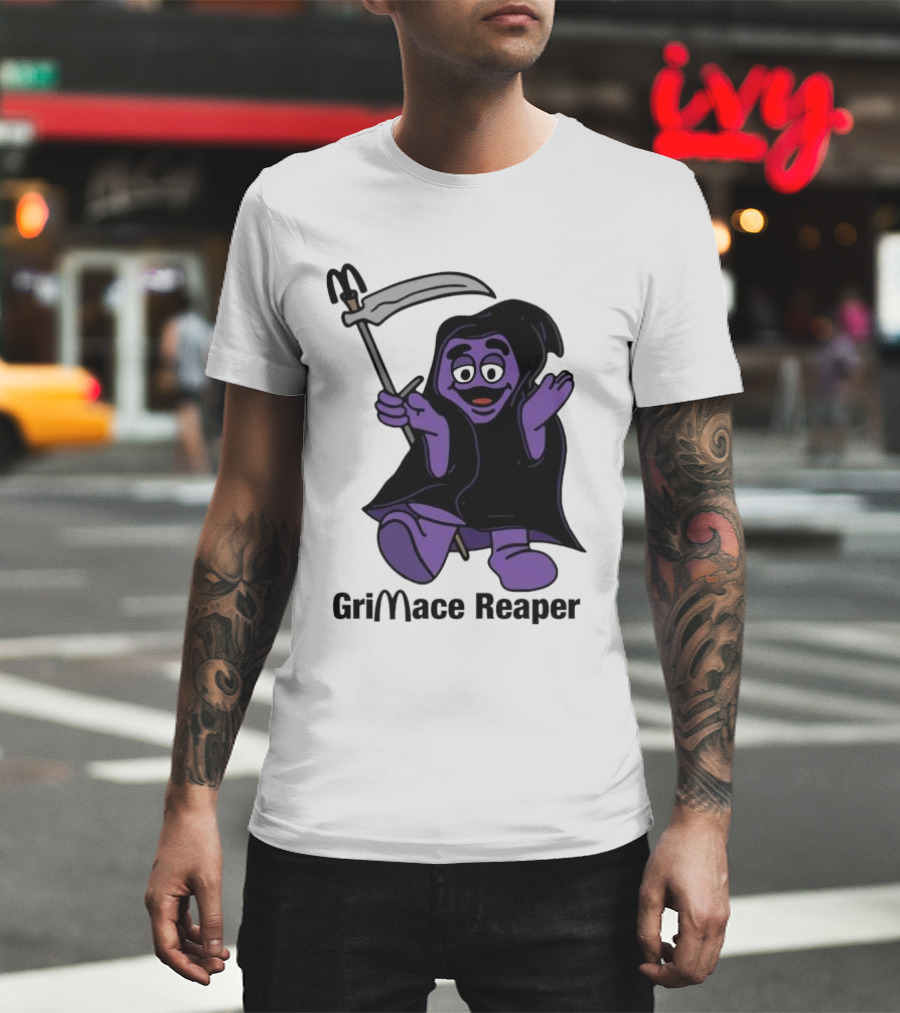 Grimace Reaper Grimace McDonald’s Crossover T-Shirt