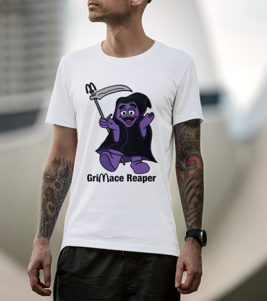 Grimace Reaper Grimace McDonald’s Crossover T-Shirt