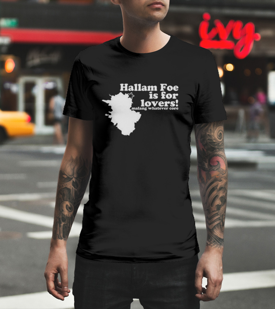 Hallam Foe Is For Lovers Malang Whatever Core Map Star T-Shirt