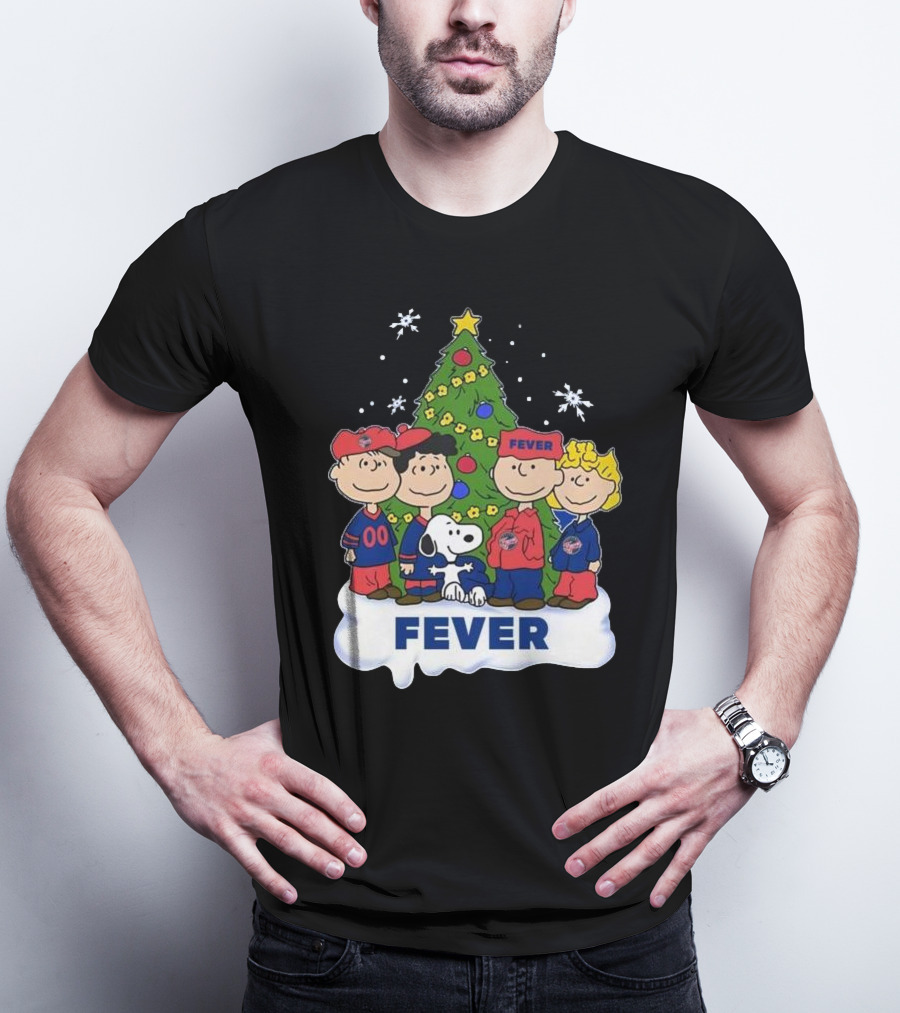Snoopy And Friends Fever Christmas Tree Celebration T-Shirt