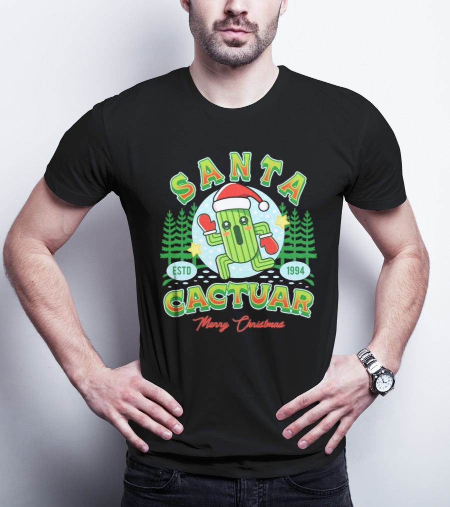 Santa Cactuar Merry Christmas ESTD 1994 T-Shirt