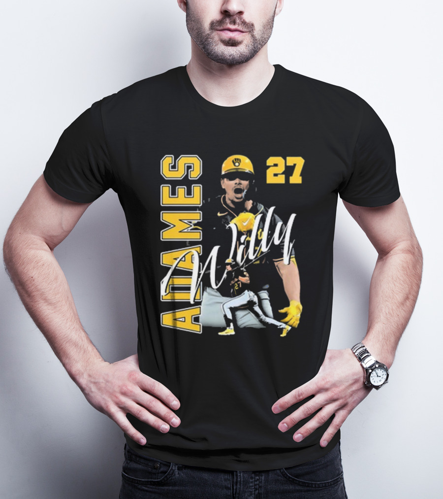 Willy Adames 27 MKE Baseball Player Iconic T-Shirt