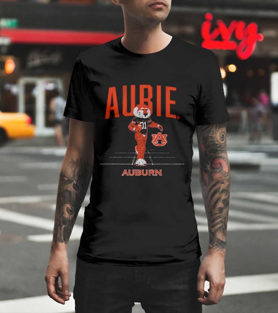 Auburn Football Aubie Mascot Walking T-Shirt