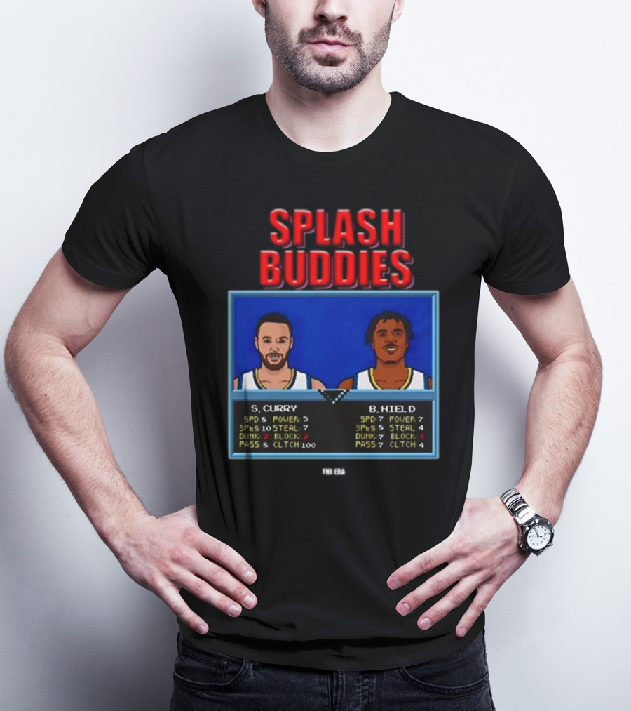 Dope Era Splash Buddies S. Curry B. Hield Retro Game T-Shirt