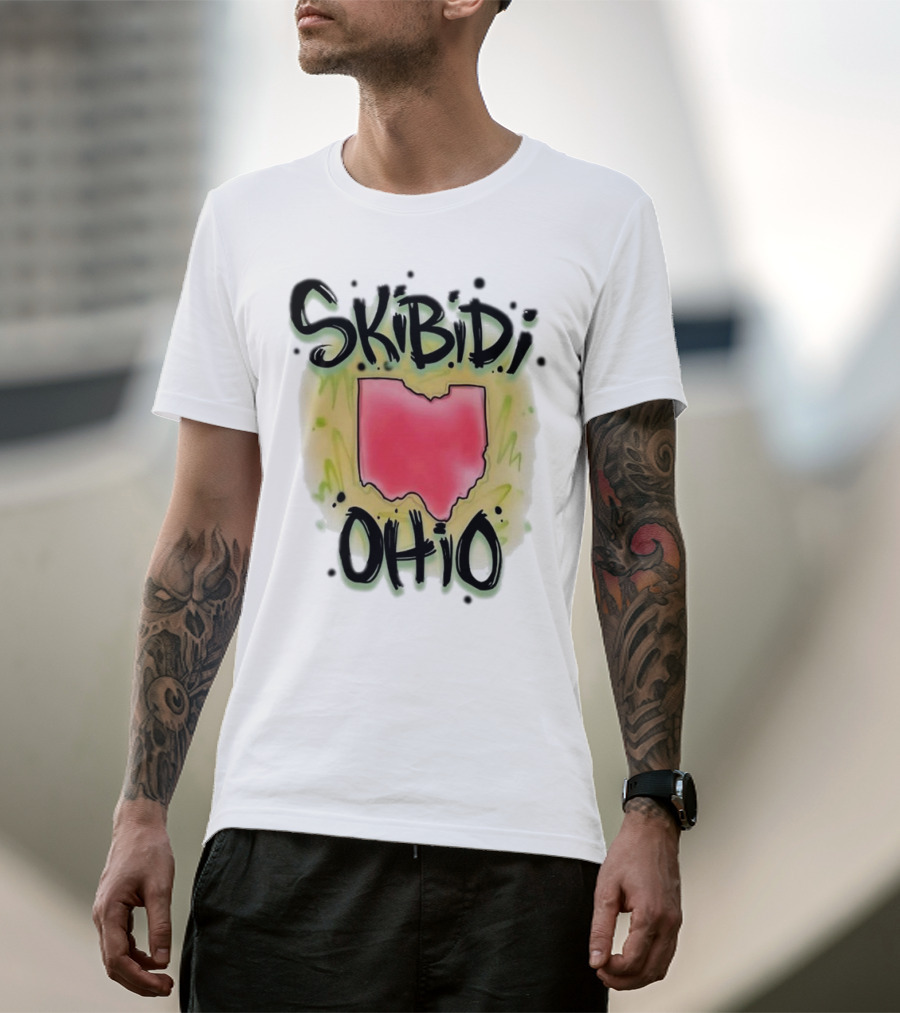 Foolish Gamers Skibidi Ohio Map T-Shirt