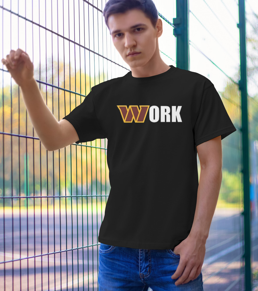 Washington Commanders W Work Dan Quinn T-Shirt