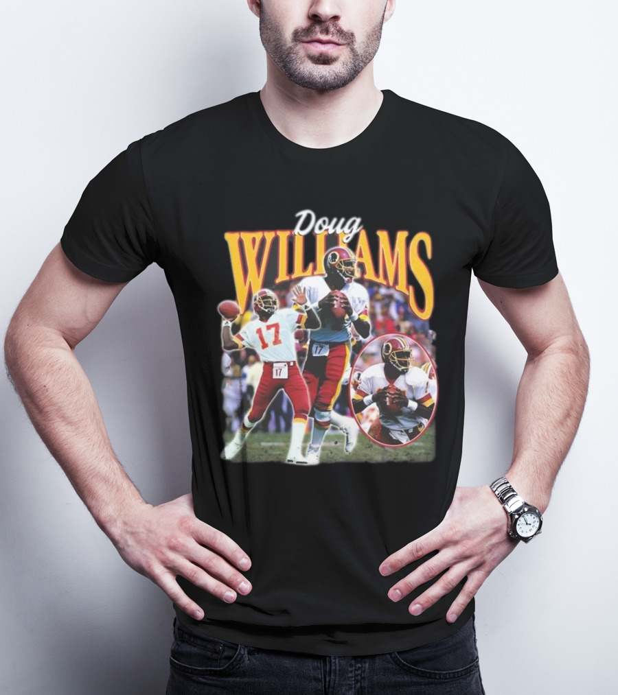 Doug Williams Football Legend NFL Quarterback Redskins T-Shirt